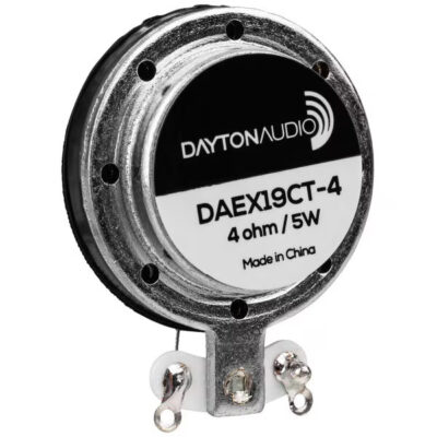 Dayton Audio Coin Type Audio Exciter 19mm 5W 4Ohm DAEX19CT-4 - diyaudiocart