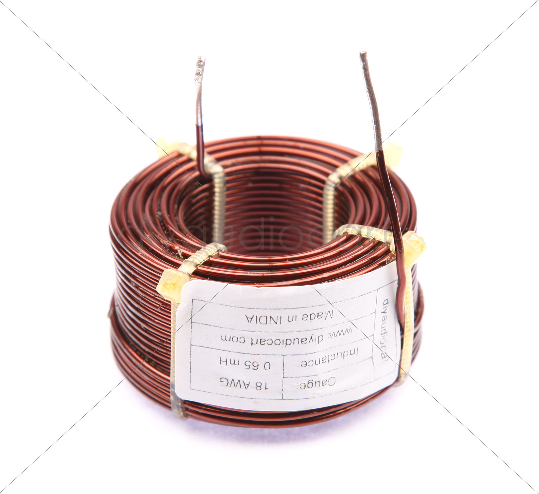 DAC-0.65mh Air Core Inductor Crossover Coil - 20AWG - diyaudiocart