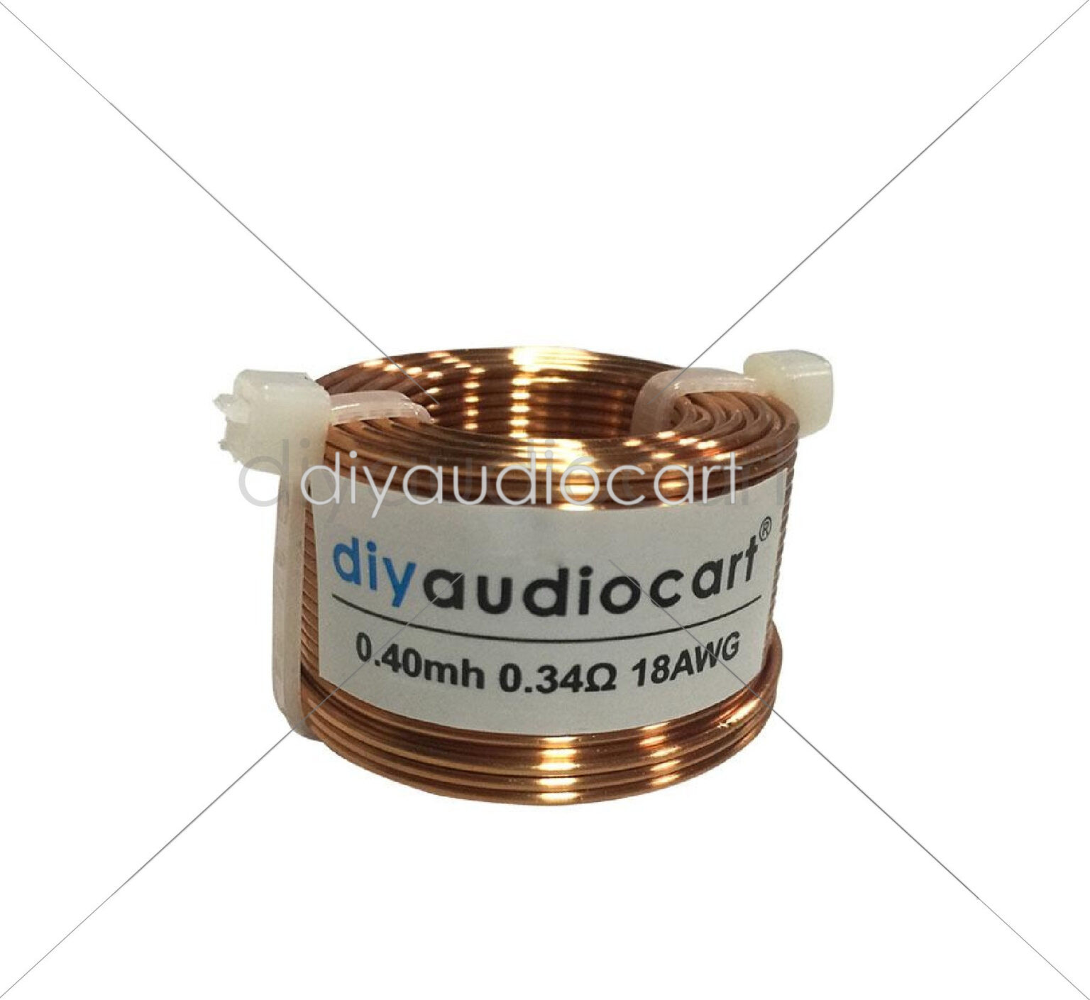 DAC-0.10mh Air Core Inductor Crossover Coil - 18AWG - diyaudiocart