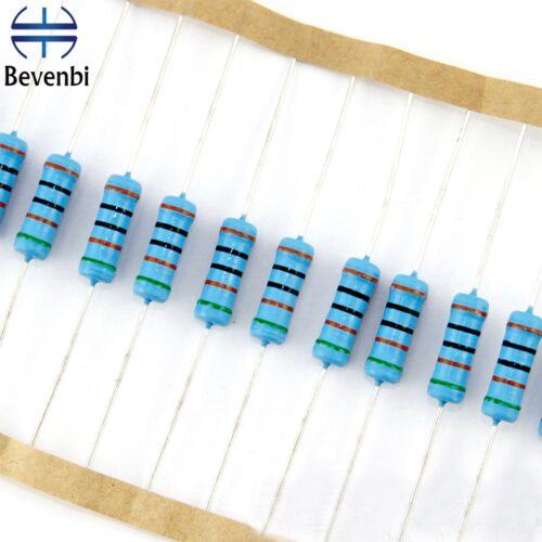 Bevenbi - 18k Ohms 1/4 Watt 1% Metal Film Resistors - Through Hole ...